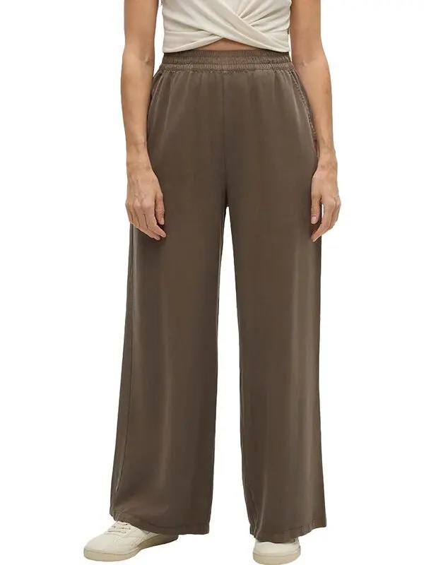 TENTREE Kaslo Wide Leg Pants - Timber