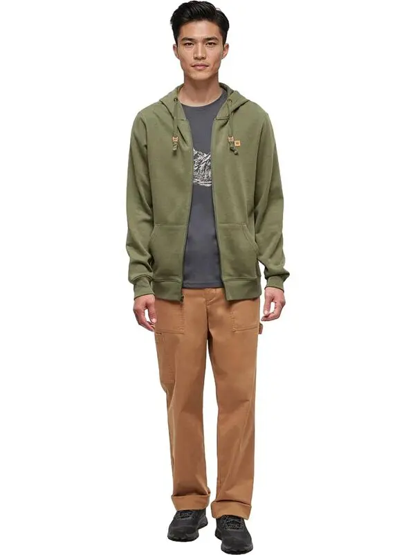 TENTREE Reynard Zip Hoodie - Deep Olive