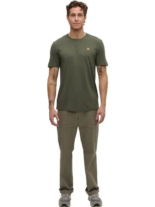 TENTREE Baker Henley - Deep Olive