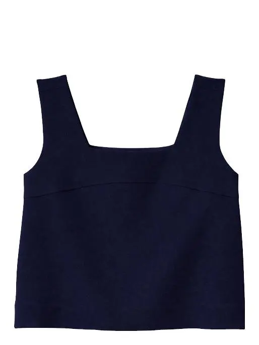 CARTOLINA James Pebbled Crepe Tank - Dark Navy