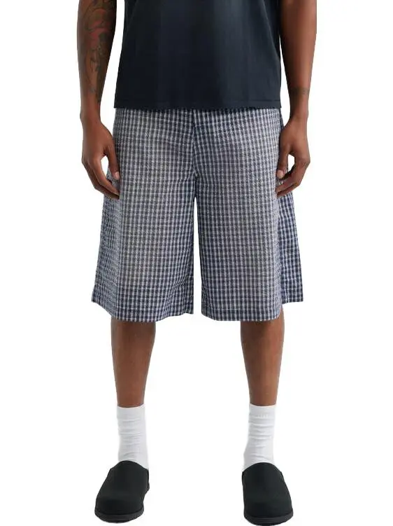 ELWOOD Seersucker Shorts - Plaid