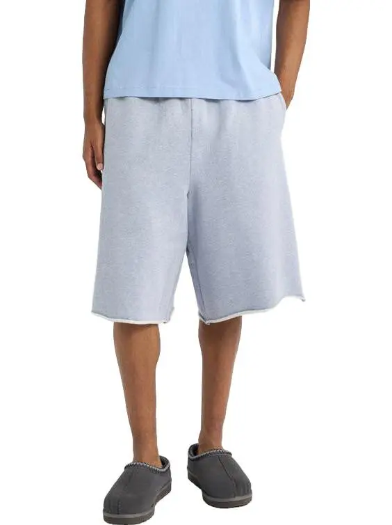ELWOOD Relaxed Fit Cut-off Sweatshorts - Blue