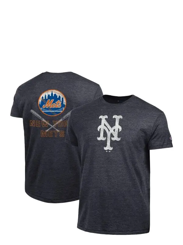 Champion New York Mets Tri-blend T-shirt - Black