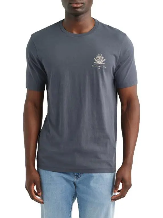 Travis Mathew Balance Fund Cotton T-shirt - Ebony