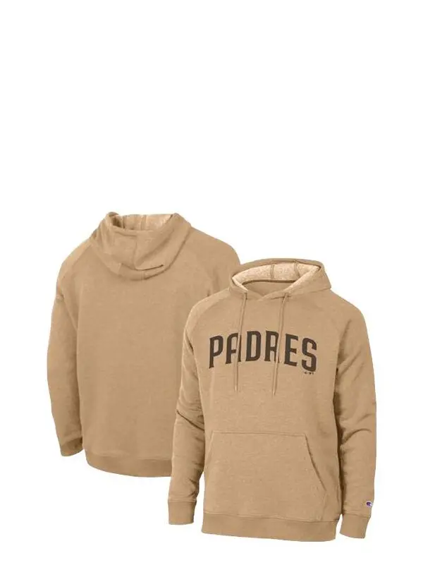 Champion San Diego Padres Triumph Tri-blend Raglan Hoodie - Brown