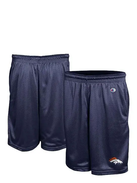 Champion Denver Broncos Classic Mesh Shorts - Navy