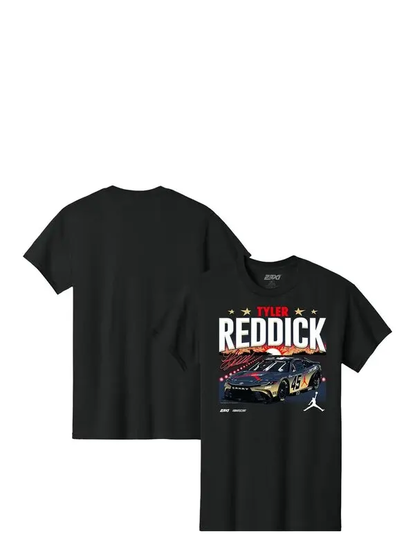 23XI RACING Classic Ink Tyler Reddick Scheme T-shirt - Black