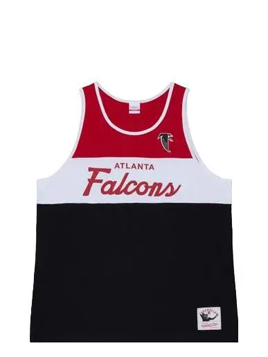 Mitchell & Ness Atlanta Falcons Color-blocked Tank Top - Black