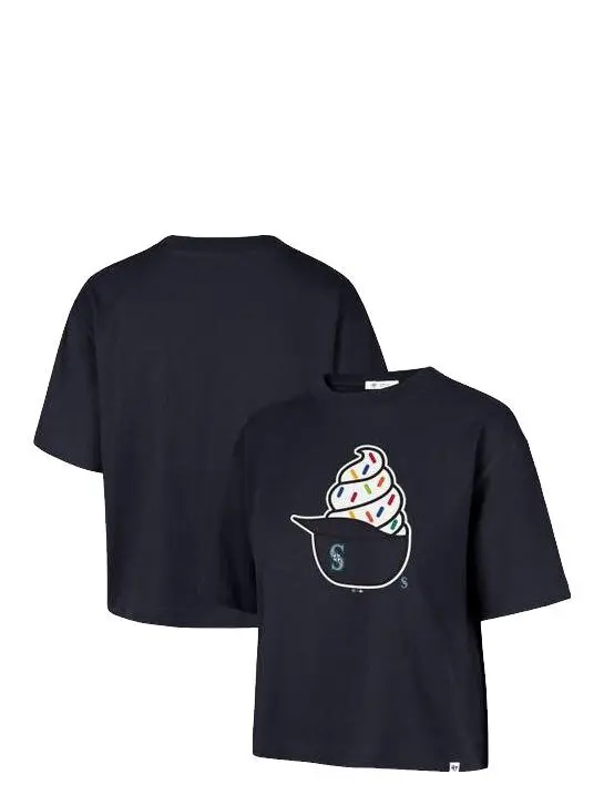 '47 Seattle Mariners Ice Cream Helmet T-shirt - Navy