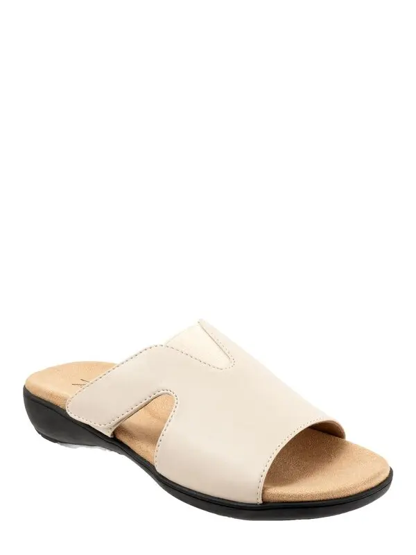 Trotters Roxine 2.0 Slide Sandal - Ivory