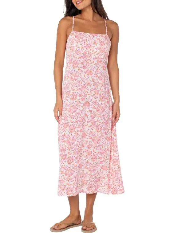 Roxy Balmy Sunset Midi Sundress - Dew