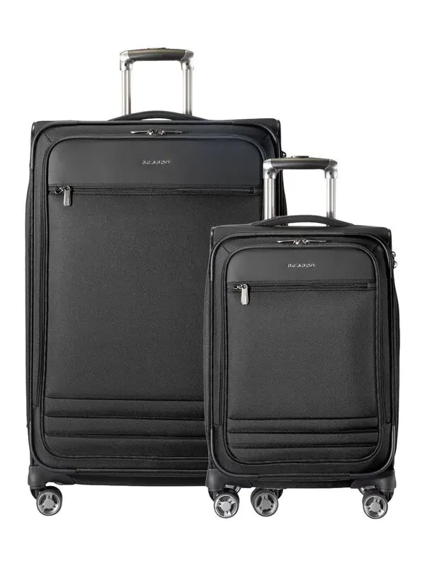 RICARDO BEVERLY HILLS Ashbury Softside Expandable 2-piece Luggage Set - Black