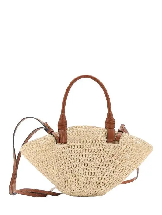 Mango Basket Shoulder Bag - Brown