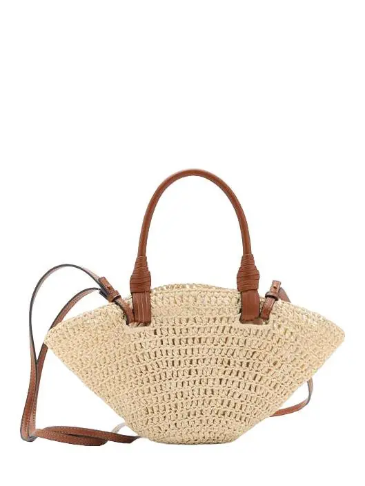 Mango Basket Shoulder Bag - Brown