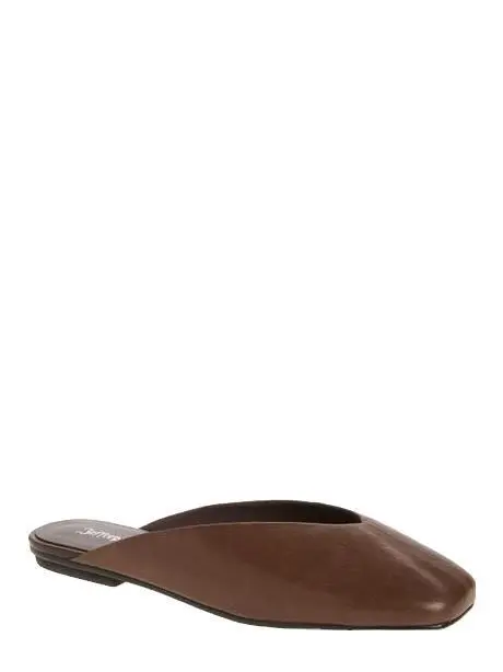 Jeffrey Campbell Advocate Square Toe Mule - Coffee