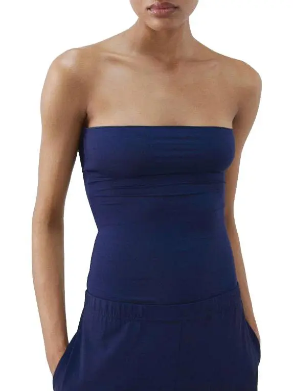 Mango Stretch Tube Top - Blue