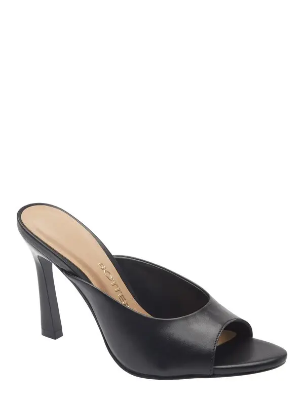 BOTTERO Peep Toe Slide Sandal - Preto