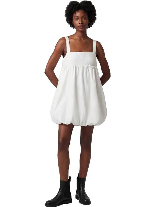 NUAJE NUAJE Brea Tie Back Bubble Dress - White