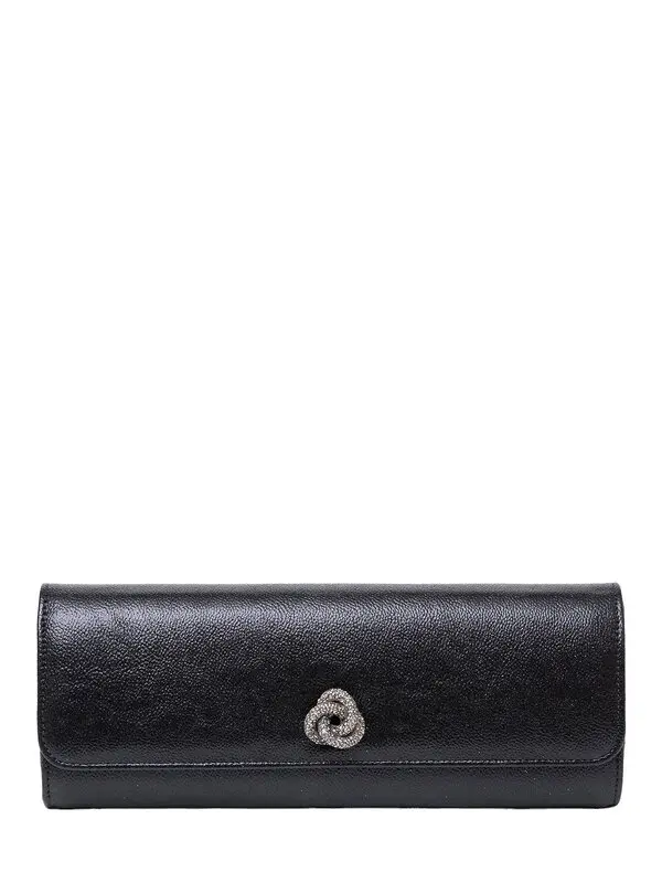 MICHELLE WILHITE The Mini Robbie Clutch - Black