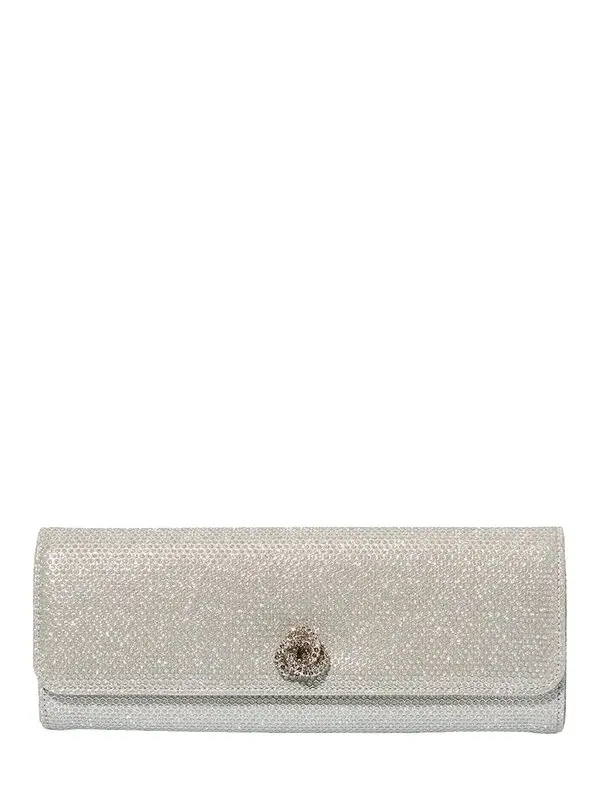 MICHELLE WILHITE The Mini Robbie Clutch - Silver