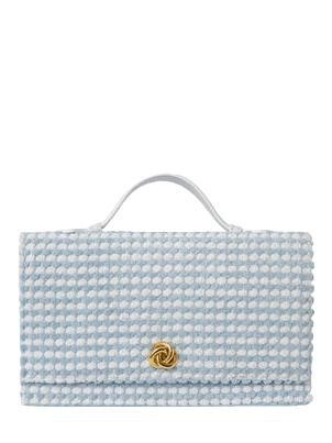 MICHELLE WILHITE The Olivia Louise Top Handle Bag - Light Blue