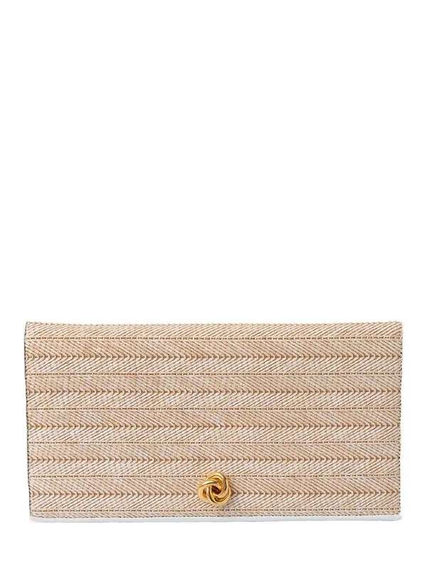 MICHELLE WILHITE The Eloise Clutch - Putty