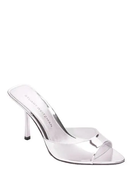 STUART WEITZMAN Lexington Mule 85 - Silver
