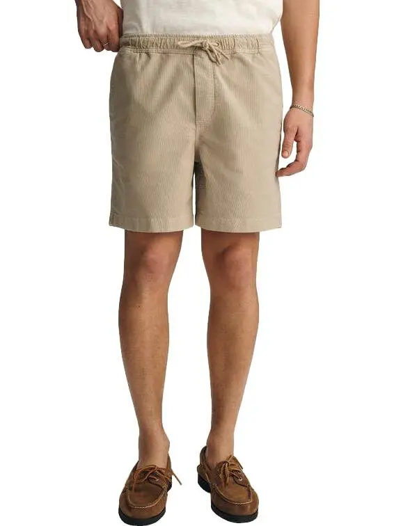 MAVI Textured Drawstring Shorts - Feather Gray