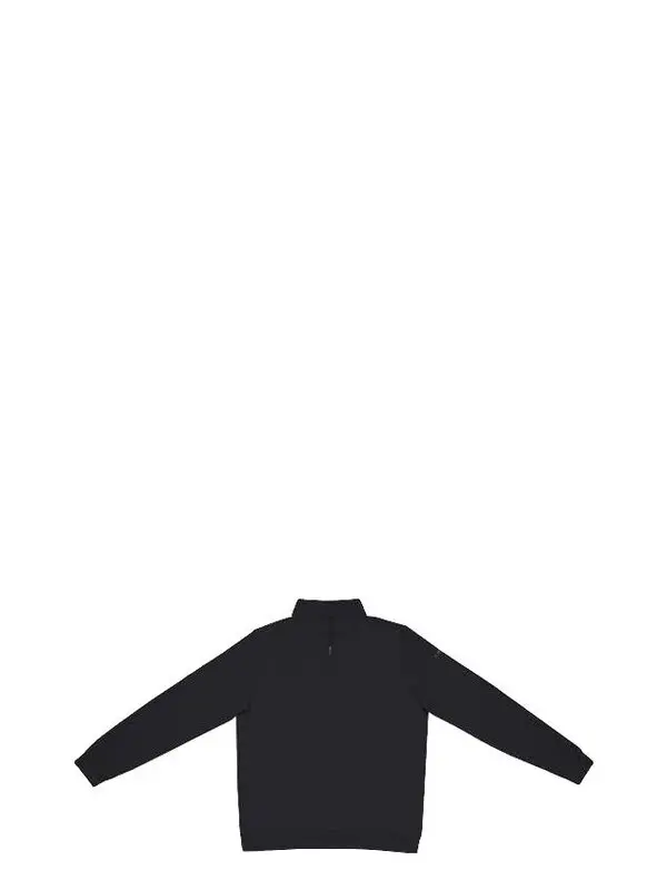CASTLE GOLF Performance Quarter Zip Pullover - Black