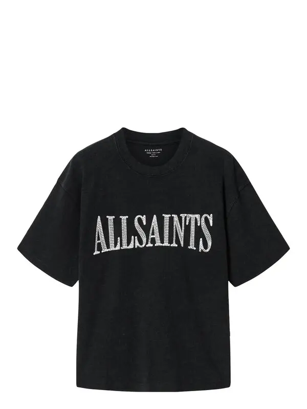 ALLSAINTS Organic Cotton Dash T-shirt - Black