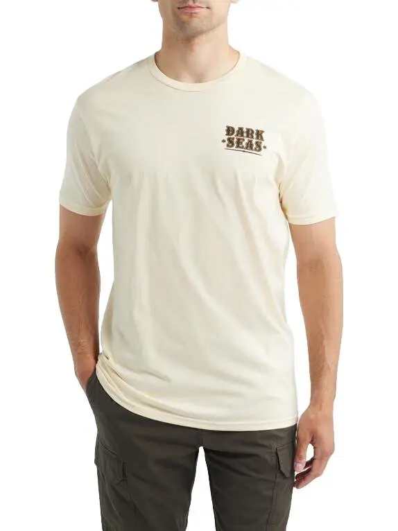 DARK SEAS Crab King Graphic T-shirt - Cream