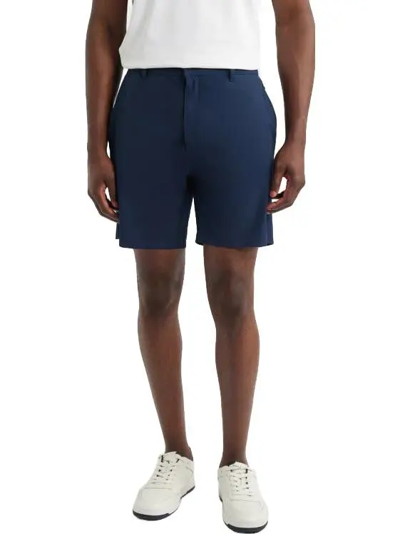 Tommy John Commuter Stretch Shorts With Upf Sun Protection - Navy