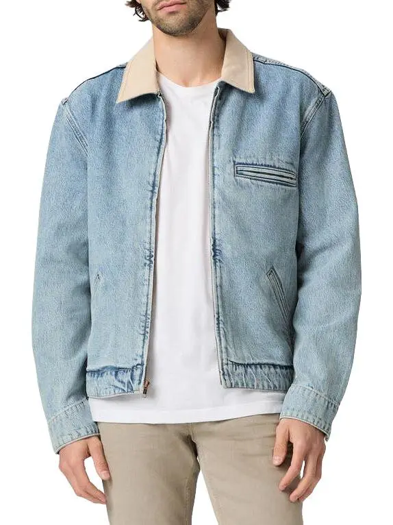 Paige Laughlin Denim Zip-up Jacket - Moby
