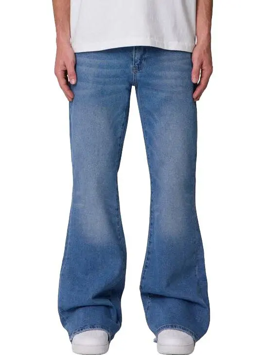 Mnml Super Flare Jeans - Medium Blue