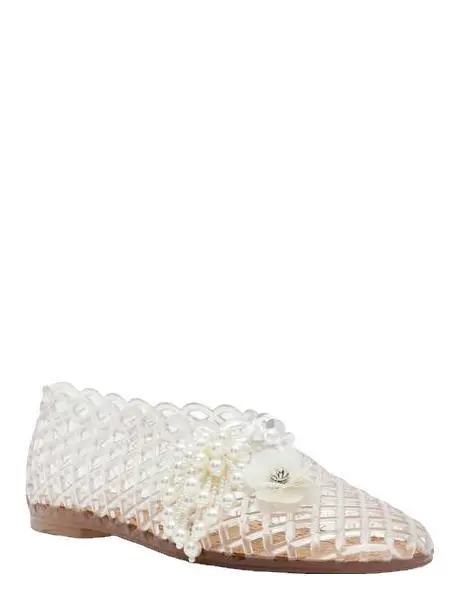 Steve Madden Grove Charm Jelly Flats - Clear