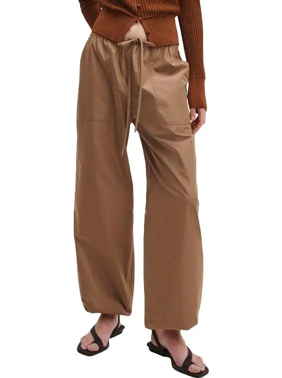 Rag & Bone Claire Convertible Hem Pants - Camel