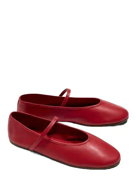 Tkees Reese Mary Jane Flat - Claret