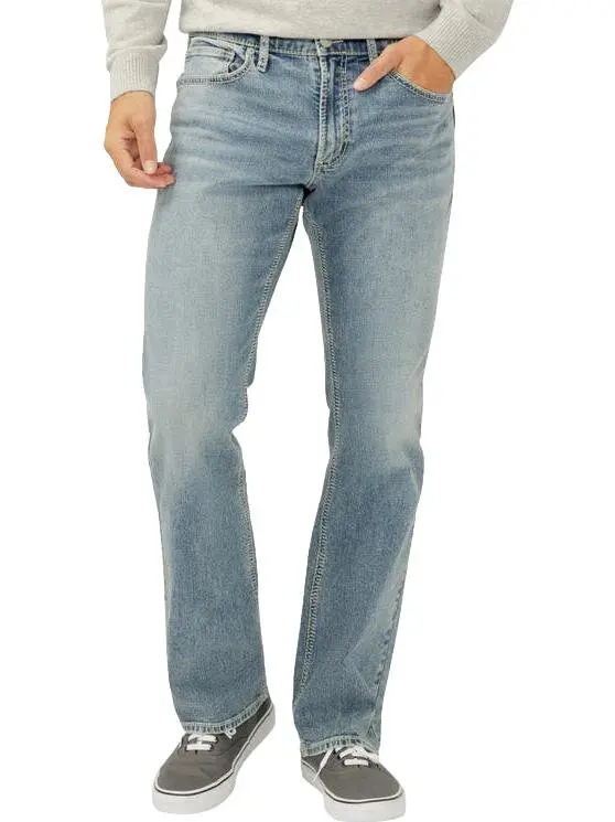 SILVER JEANS CO. Jace Slim Bootcut Stretch Jeans - Rugged