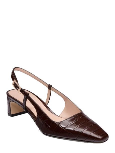 STUART WEITZMAN Slingback Pumps - Walnut
