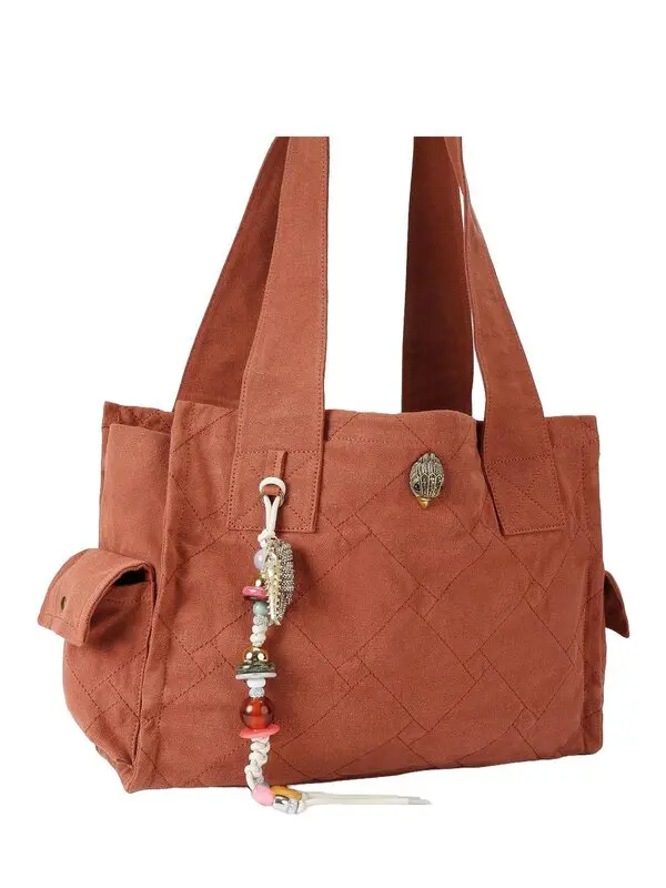 Kurt Geiger Celia Canvas Tote Bag - Rust