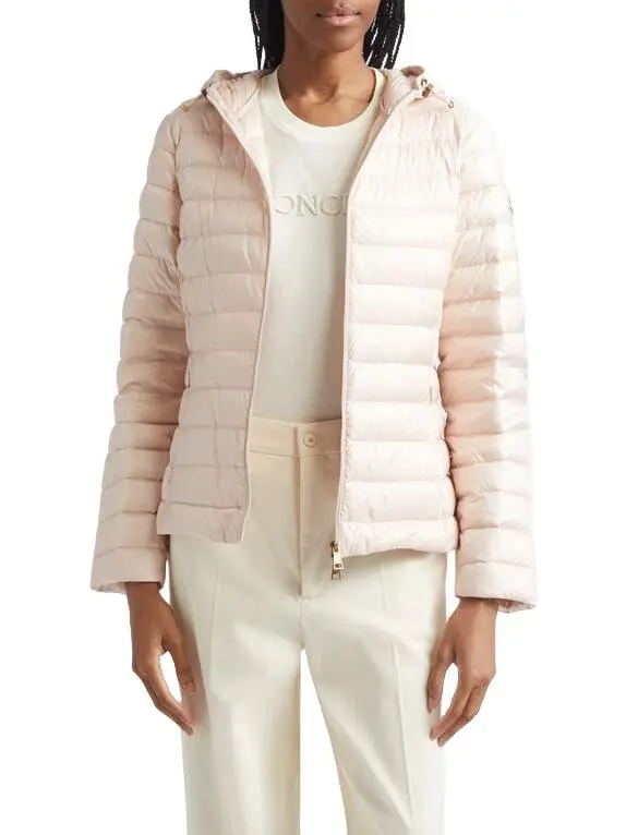 Moncler Hooded Down Puffer Jacket - Pink