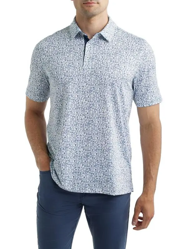 Johnston & Murphy Xc+™ Performance Game Day Polo - Navy