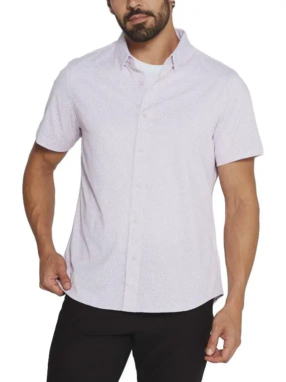 7 Diamonds Dorian Short Sleeve Performance Shirt - Iris
