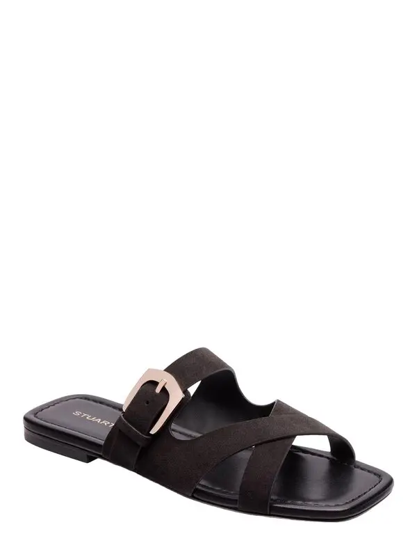 STUART WEITZMAN Sai Slide Sandal - Shadow