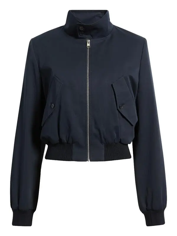 FRAME Harrington Cotton Jacket - Navy