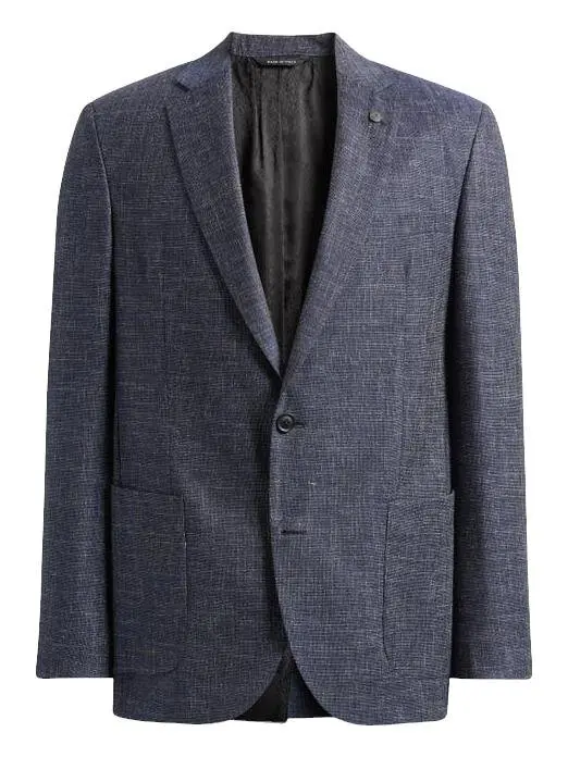 ALLSAINTS Rudy Slim Fit Solid Wool Blend Sport Coat - Navy