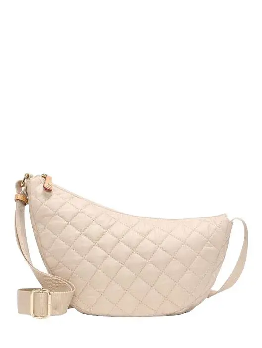 Mz Wallace Small Metro Shoulder Bag - Buff