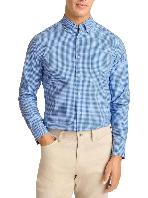 Bonobos Everyday Slim Fit Gingham Shirt - Multi Blue Gingham