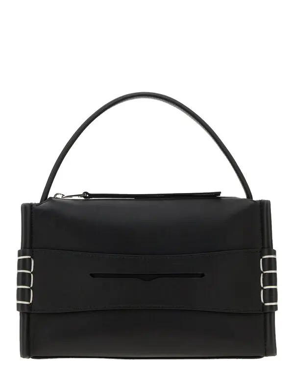 JW Anderson Small Leather Loafer Handbag - Black