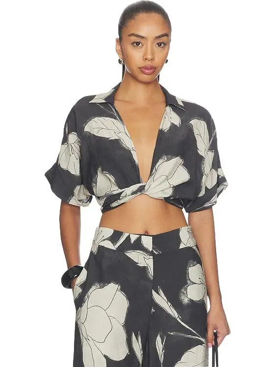 JBQ Just Bee Queen Chiara Cropped Top - Multi